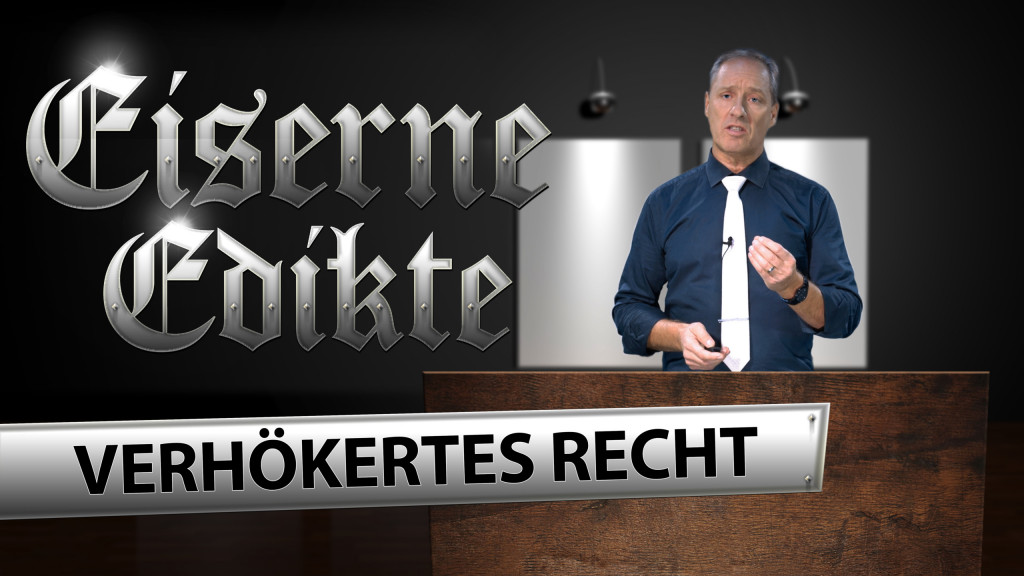 Ivo Sasek erklärt nicht nur Richtern den Tarif: Eiserne Edikte ...